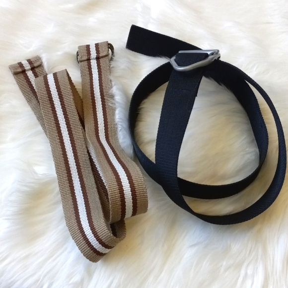 None | Accessories | Mens Two Adjustable Groove Utility Belts | Poshmark